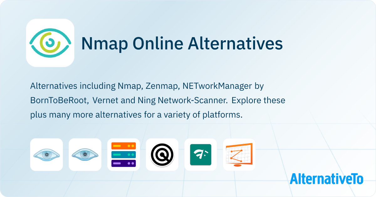 Nmap Online Alternatives - Explore Similar Sites & Apps | AlternativeTo