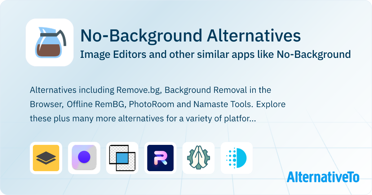 No-Background Alternatives: Top 12 Image Editors & Similar Websites ...