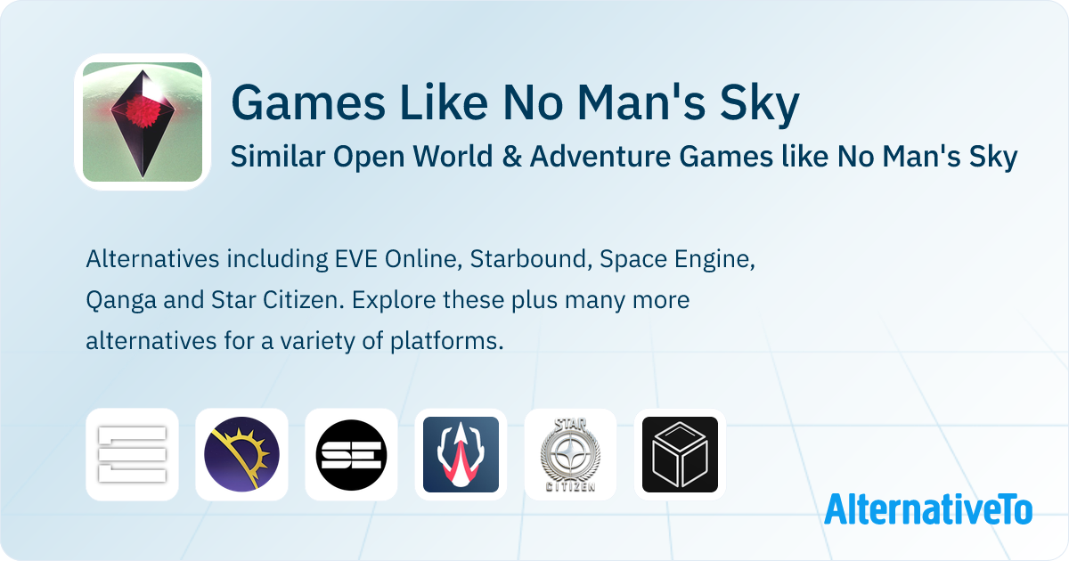 Games Like No Man's Sky: Similar Open World Games 2026 | AlternativeTo