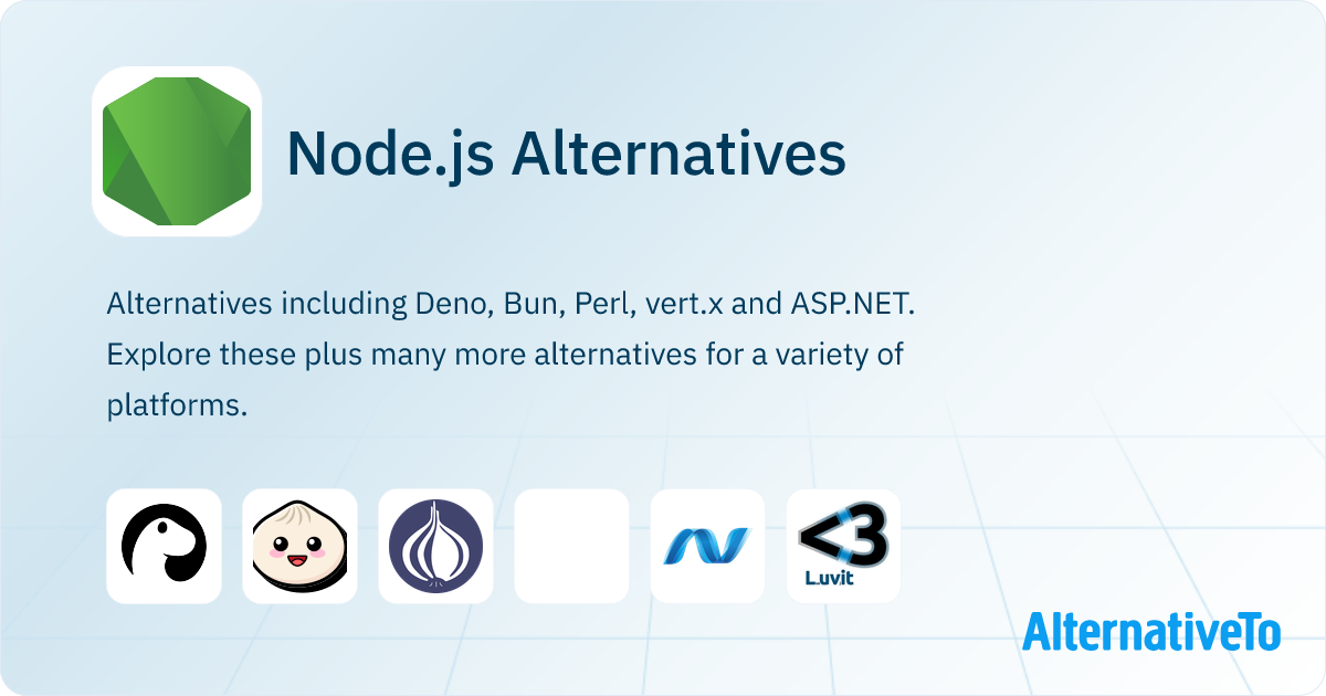 12 Great Node.js Alternatives: Top Similar Apps & Services in 2025 ...