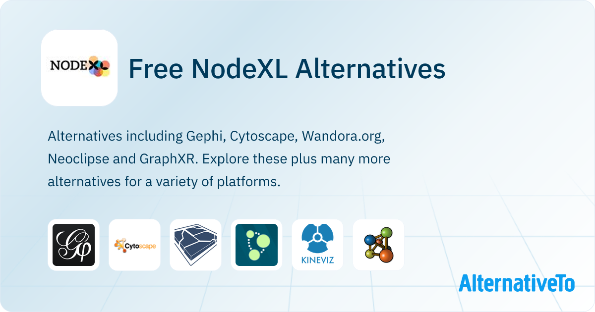 Free NodeXL Alternatives | AlternativeTo