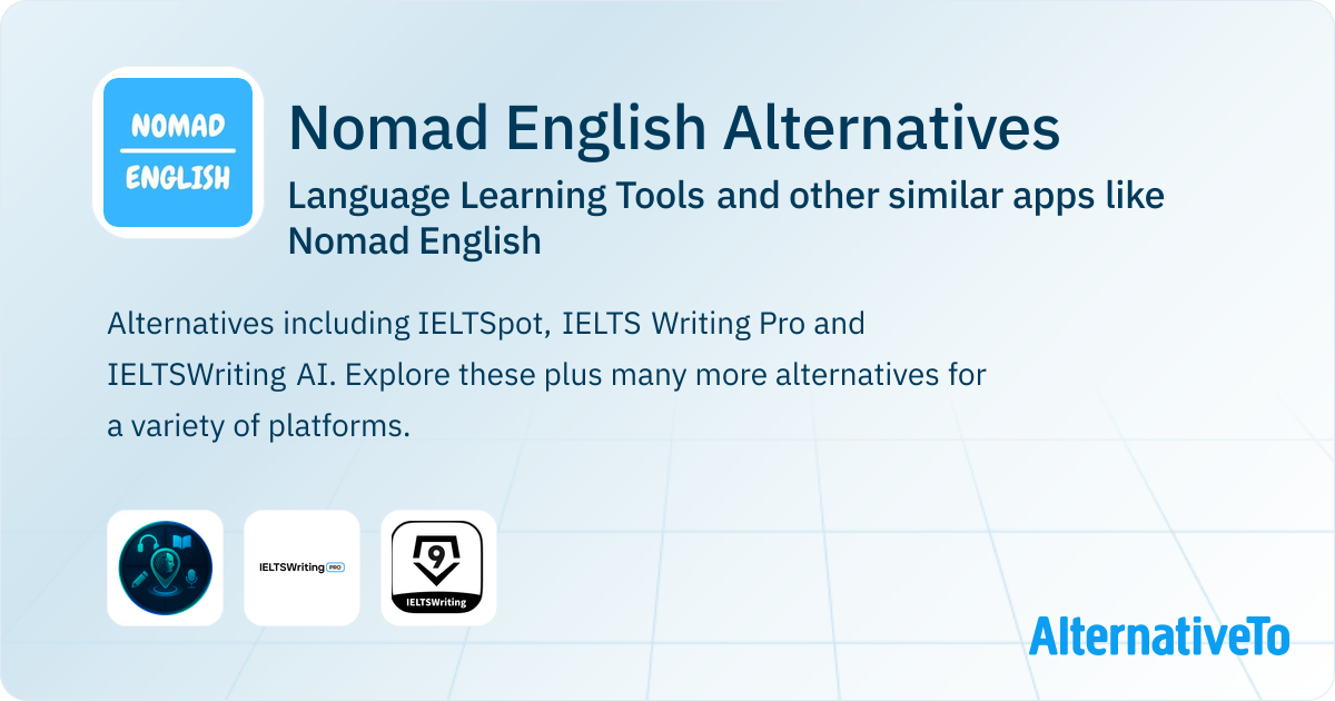 Nomad English Alternatives: Top 3 Language Learning Tools & Similar ...