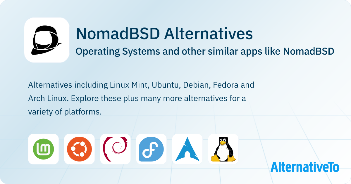 NomadBSD Alternatives: Top 12 Operating Systems & Similar Apps ...