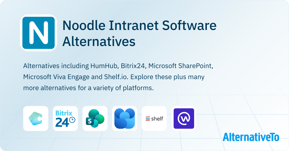 Noodle Intranet Software Alternatives - Explore Similar Apps & Services ...