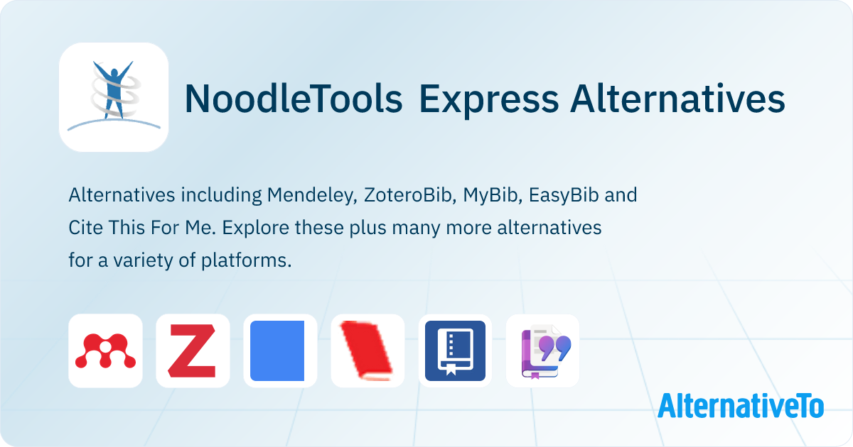 NoodleTools Express Alternatives - Explore Similar Sites & Apps ...