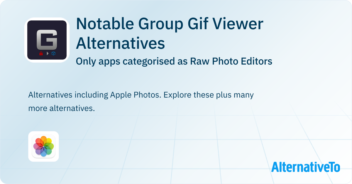 Notable Group Gif Viewer Alternatives: Top 1 Raw Photo Editors ...