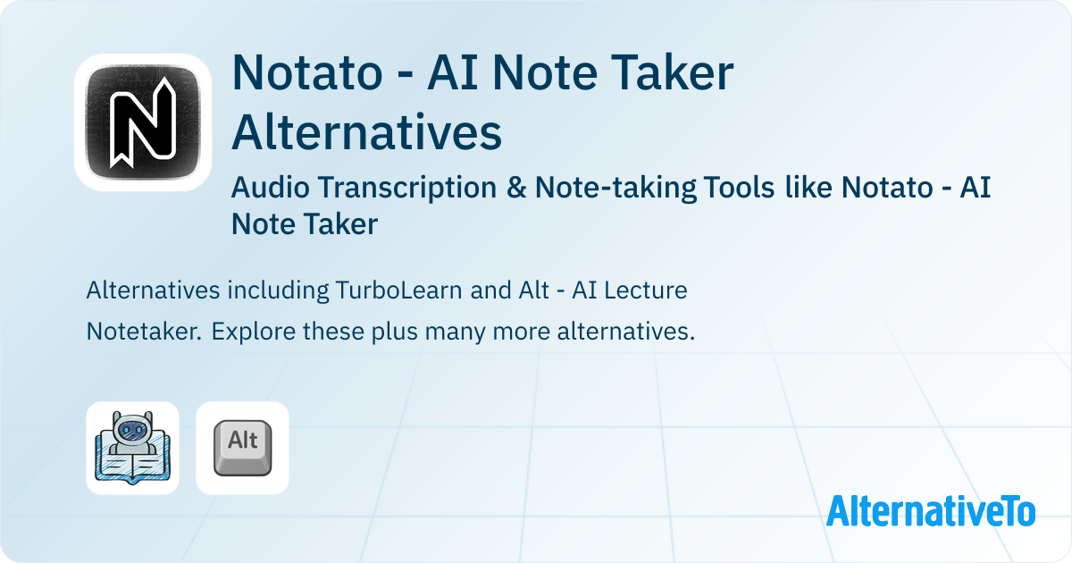 Notato - AI Note Taker Alternatives: Top 2 Audio Transcription Tools ...