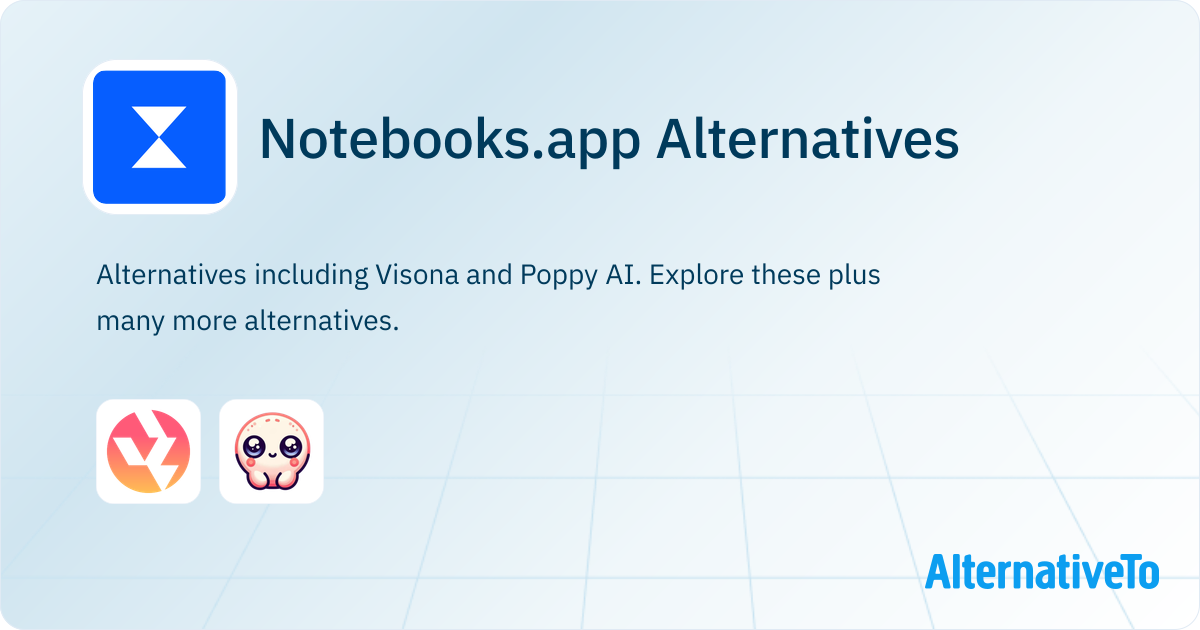 Notebooks.app Alternatives - Explore Similar Sites & Apps | AlternativeTo