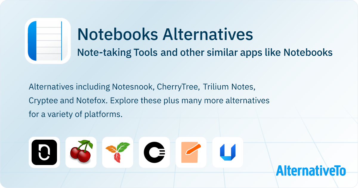 Notebooks Alternatives: Top 12 Note-taking Tools & Similar Apps ...