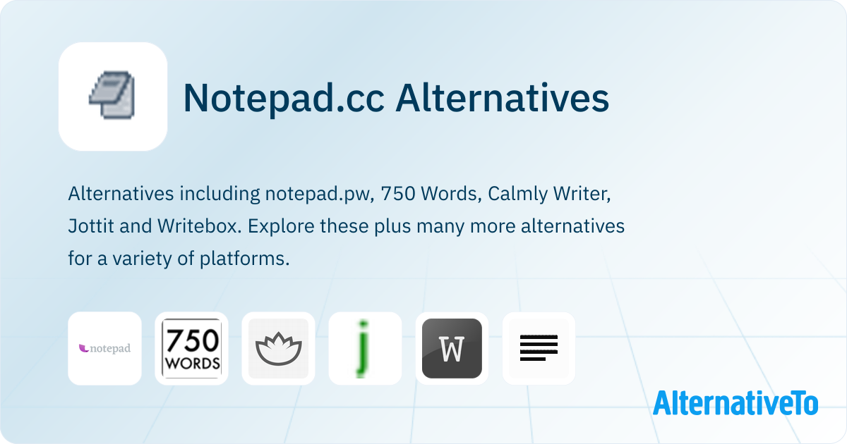Notepad.cc Alternatives - Explore Similar Sites & Apps | AlternativeTo