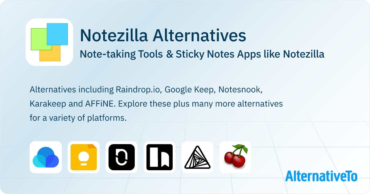 Notezilla Alternatives: Top 12 Note-taking Tools | AlternativeTo
