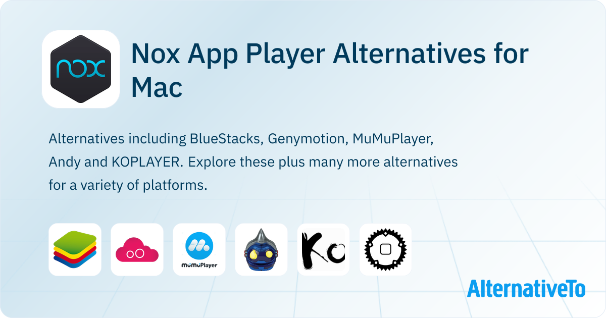 Nox App Player Alternatives for Mac: Top 7 Android Emulators ...