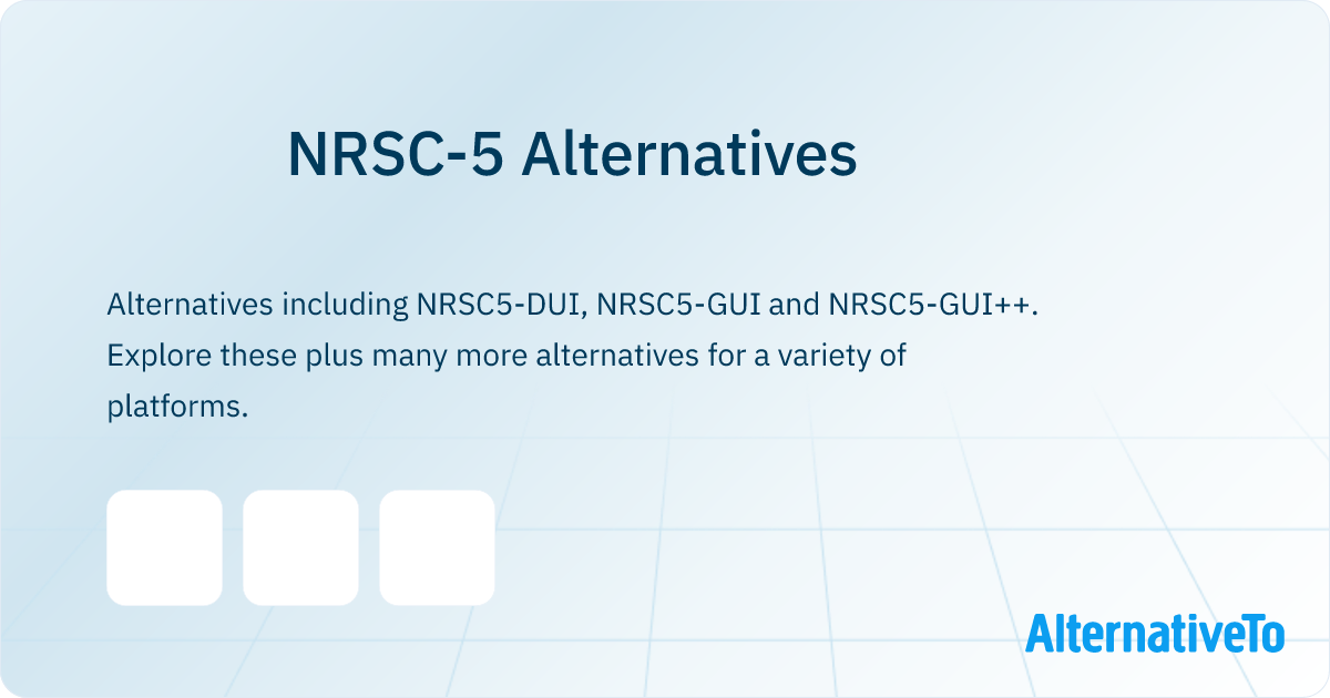 NRSC-5 Alternatives - Explore Similar Software | AlternativeTo
