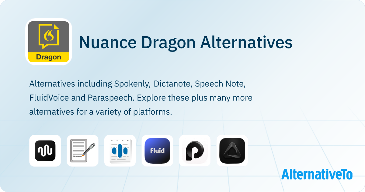 12 Great Nuance Dragon Alternatives: Top Similar Apps in 2025 ...