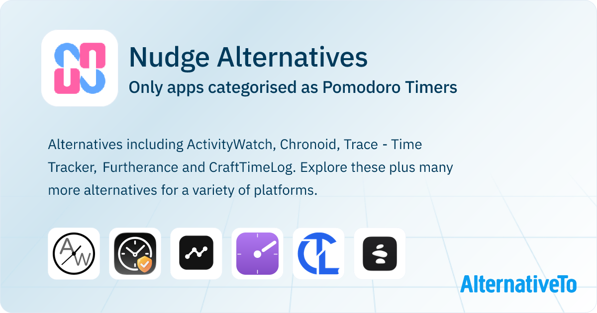 Nudge Alternatives: Top 6 Pomodoro Timers | AlternativeTo