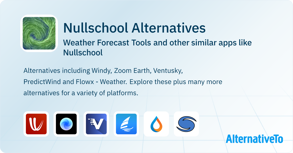 Nullschool Alternatives: Top 9 Weather Forecast Tools & Similar Apps ...