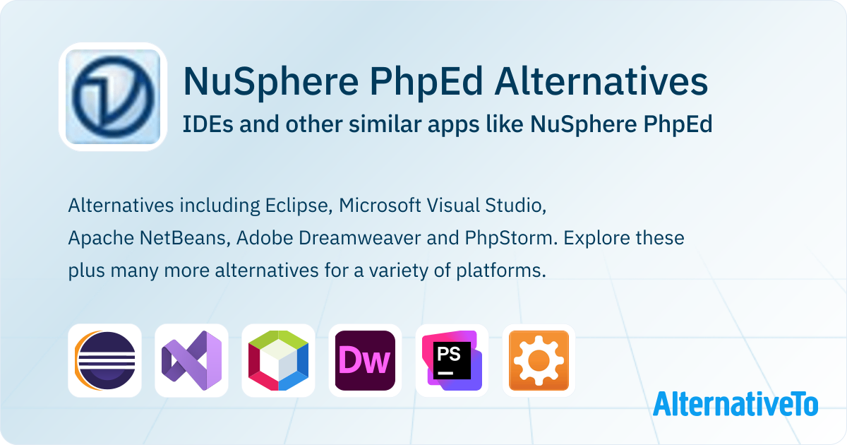 NuSphere PhpEd Alternatives: Top 12 IDEs & Similar Apps | AlternativeTo