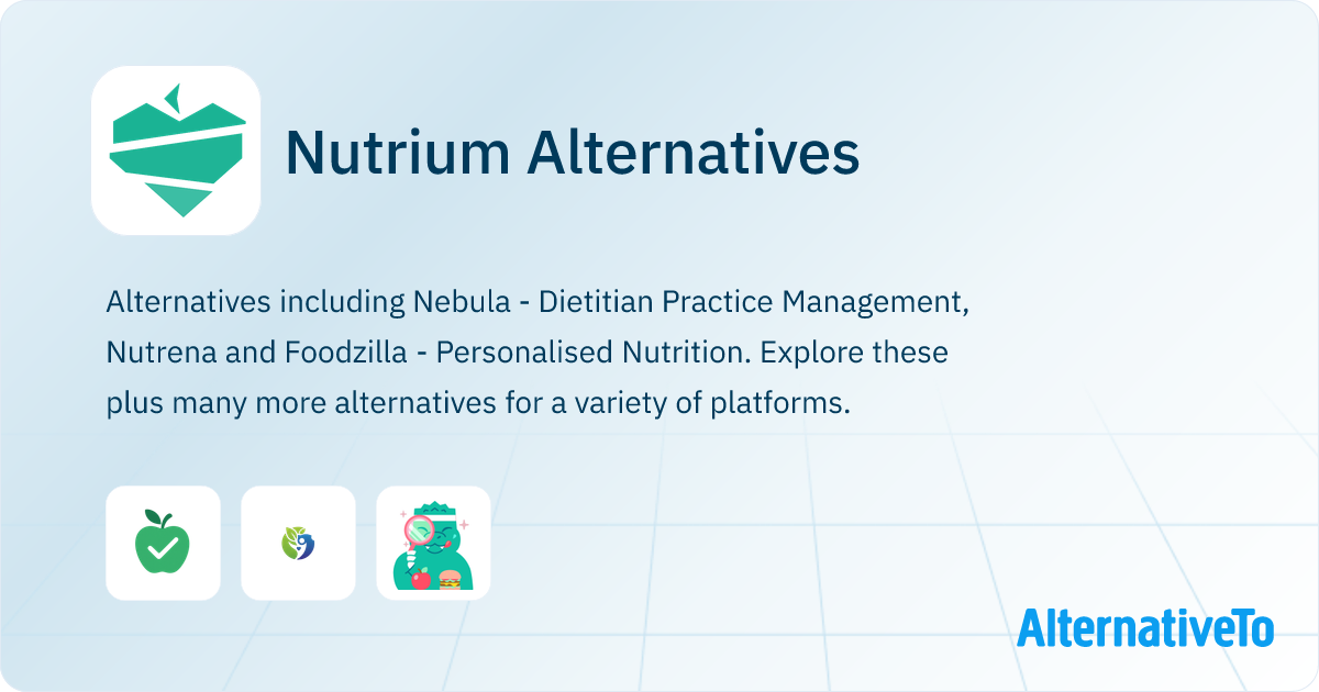 Nutrium Alternatives - Explore Similar Apps & Services | AlternativeTo
