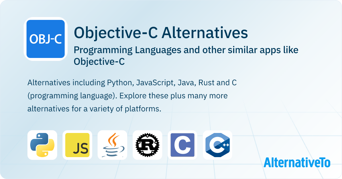 Objective-C Alternatives: Top 12 Programming Languages & Similar Apps ...