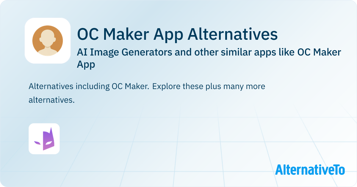 OC Maker App Alternatives: Top 1 AI Image Generators & Similar Websites ...