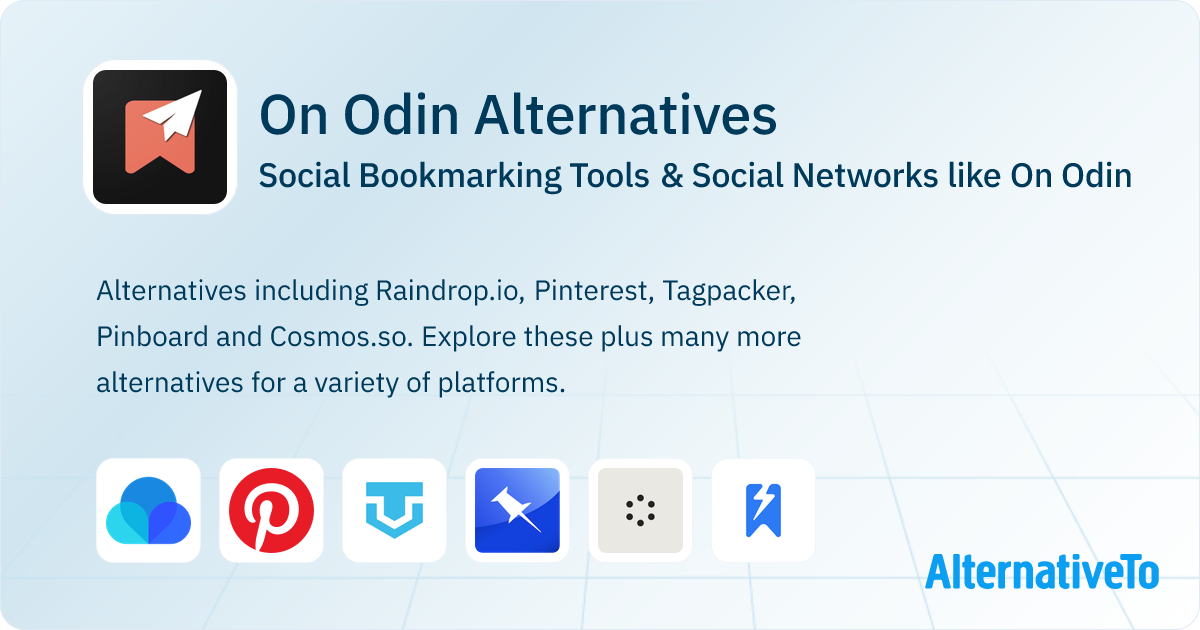 On Odin Alternatives: Top 12 Social Bookmarking Tools | AlternativeTo