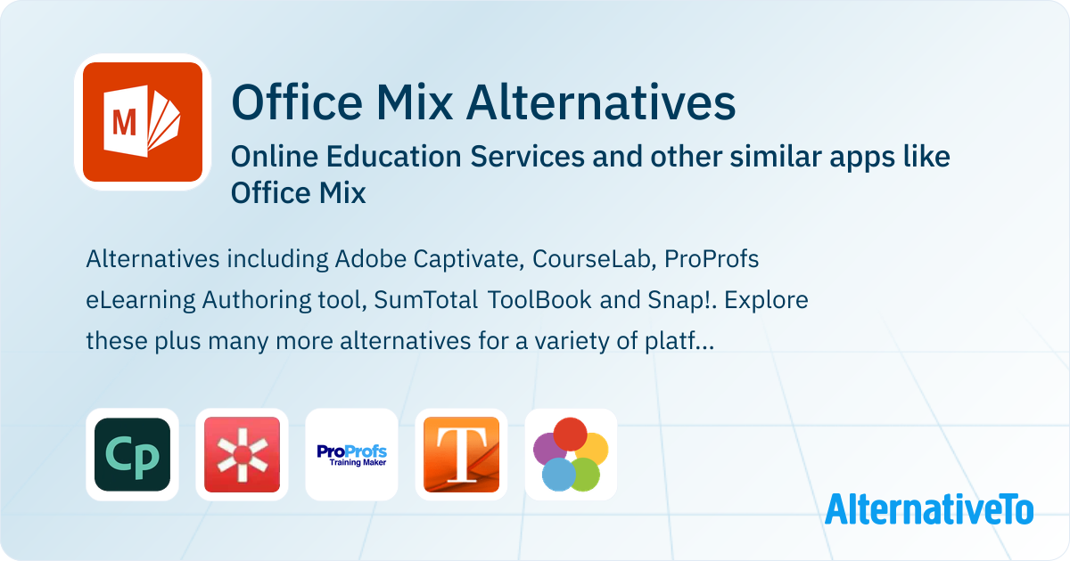 Office Mix Alternatives: Top 5 Online Education Services & Similar Apps ...