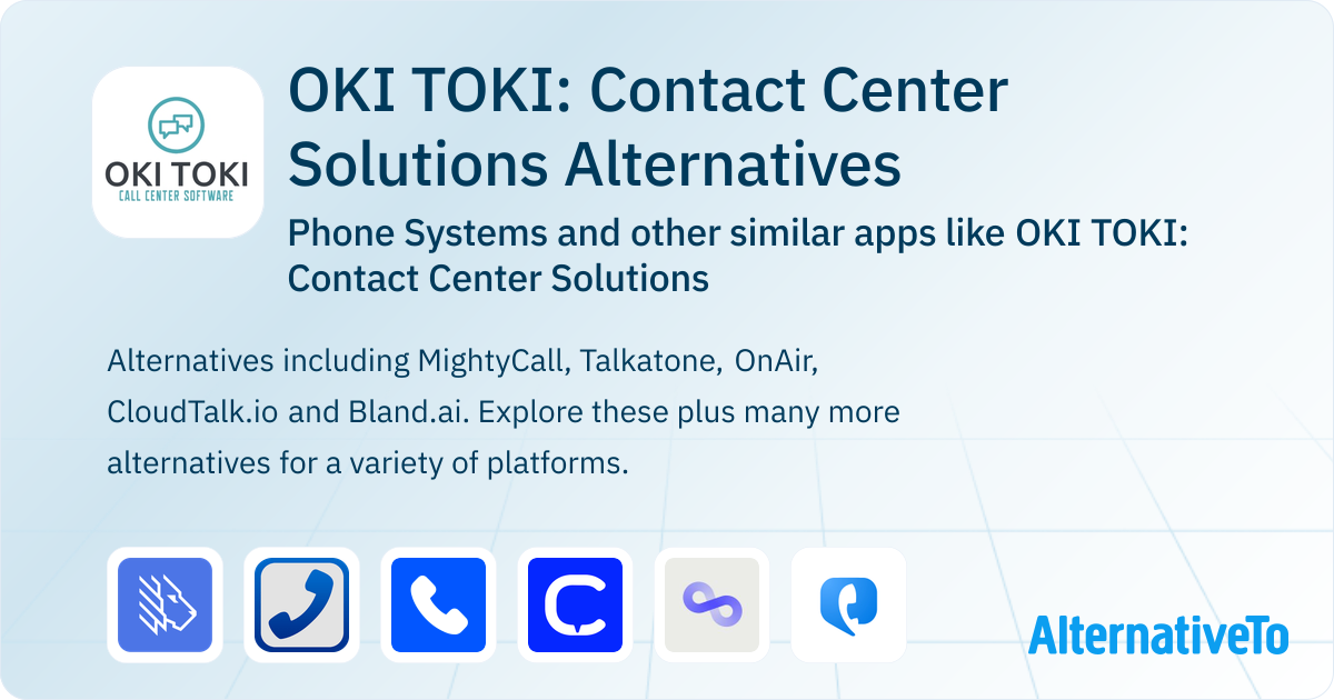 OKI TOKI: Contact Center Solutions Alternatives: Top 9 Phone Systems ...