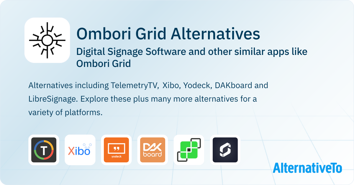 Ombori Grid Alternatives: Top 12 Digital Signage Software & Similar ...