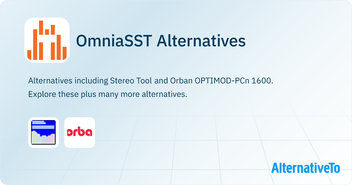 OmniaSST Alternatives - Explore Similar Software | AlternativeTo