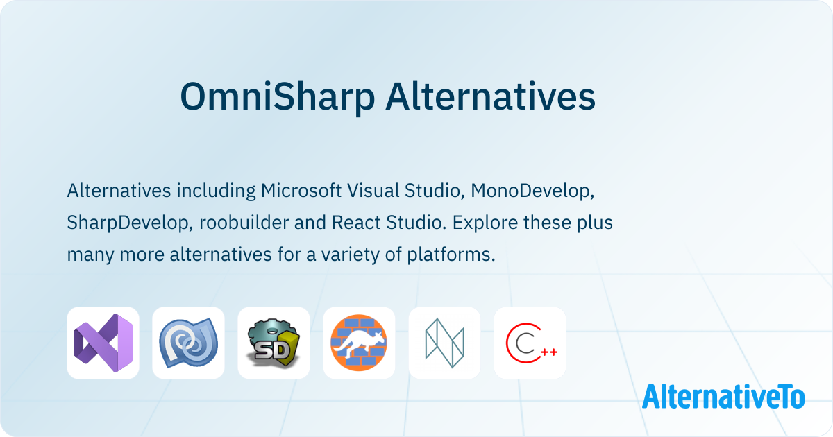 OmniSharp Alternatives - Explore Similar Software | AlternativeTo
