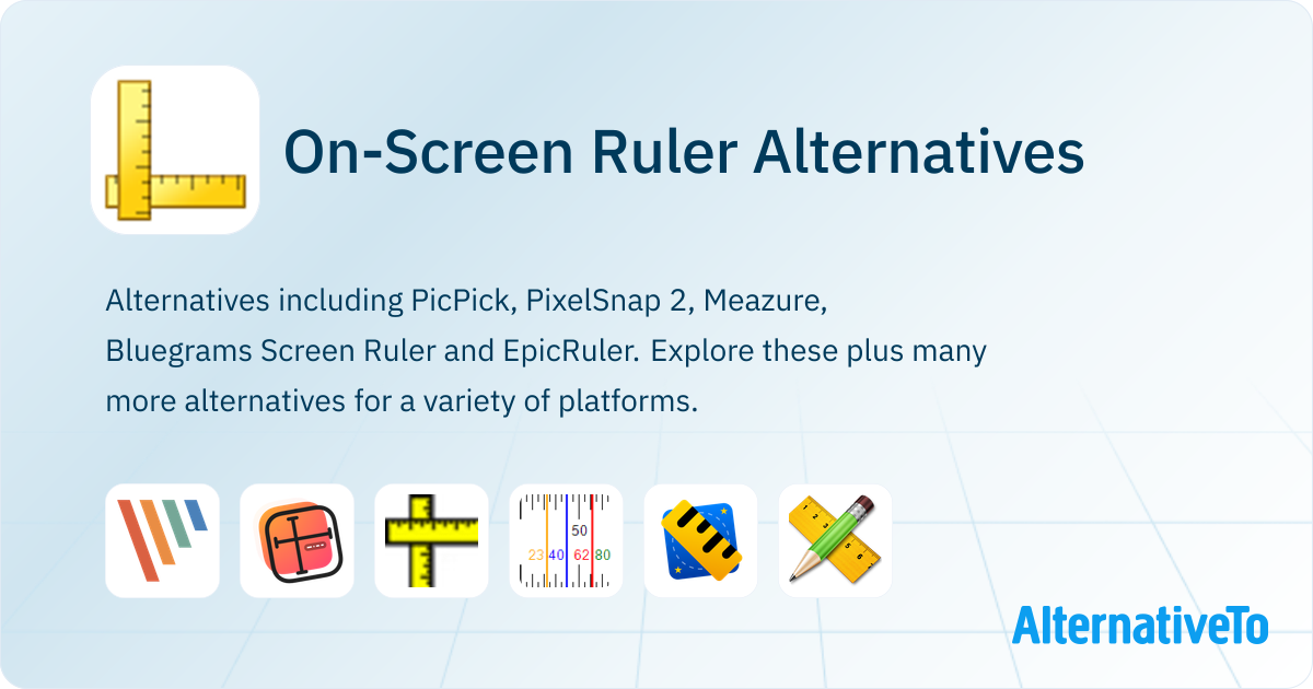 On-Screen Ruler Alternatives - Explore Similar Software | AlternativeTo
