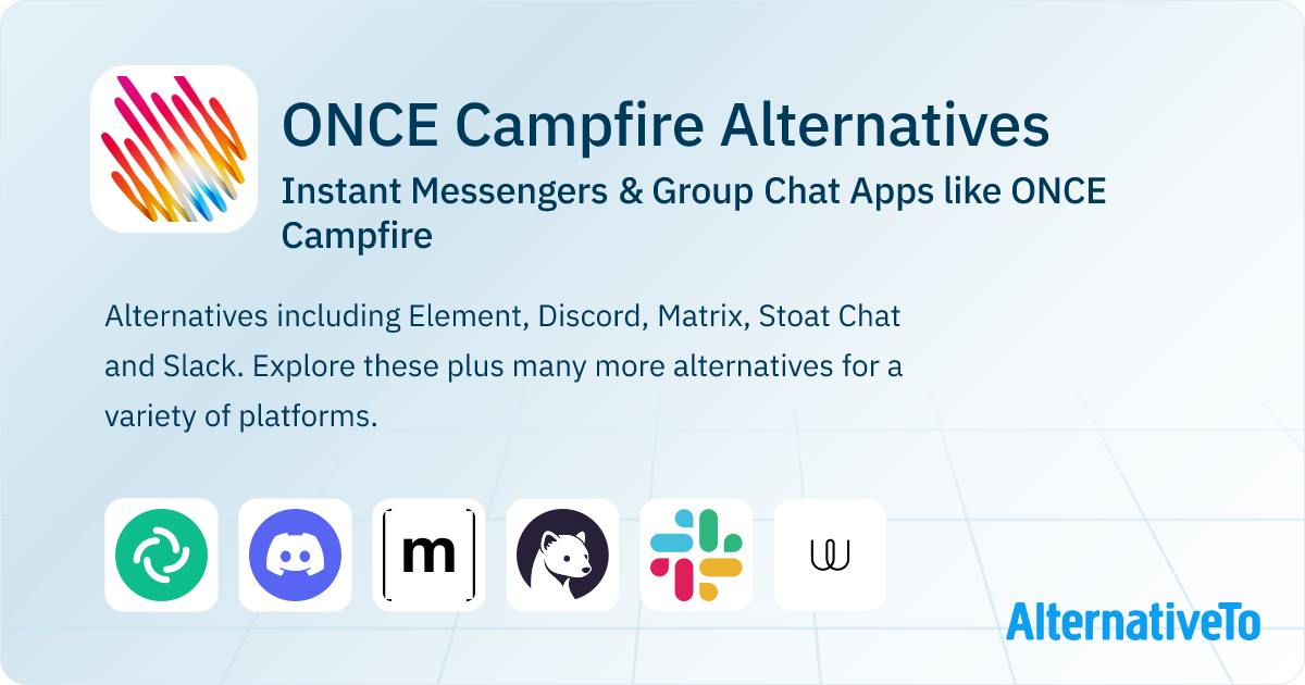 ONCE Campfire Alternatives: Top 12 Instant Messengers | AlternativeTo