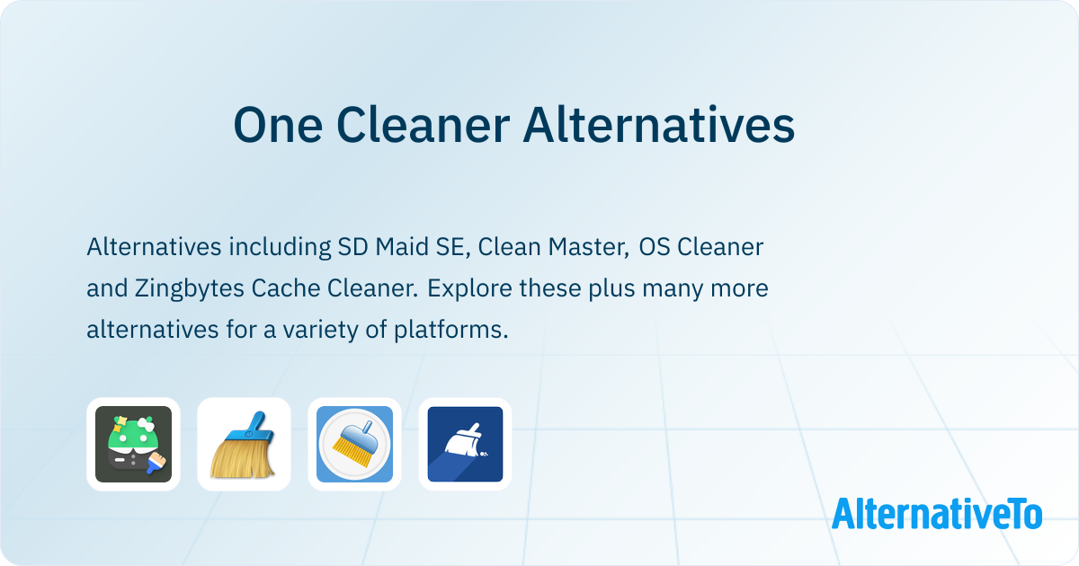 One Cleaner Alternatives and Similar Apps | AlternativeTo