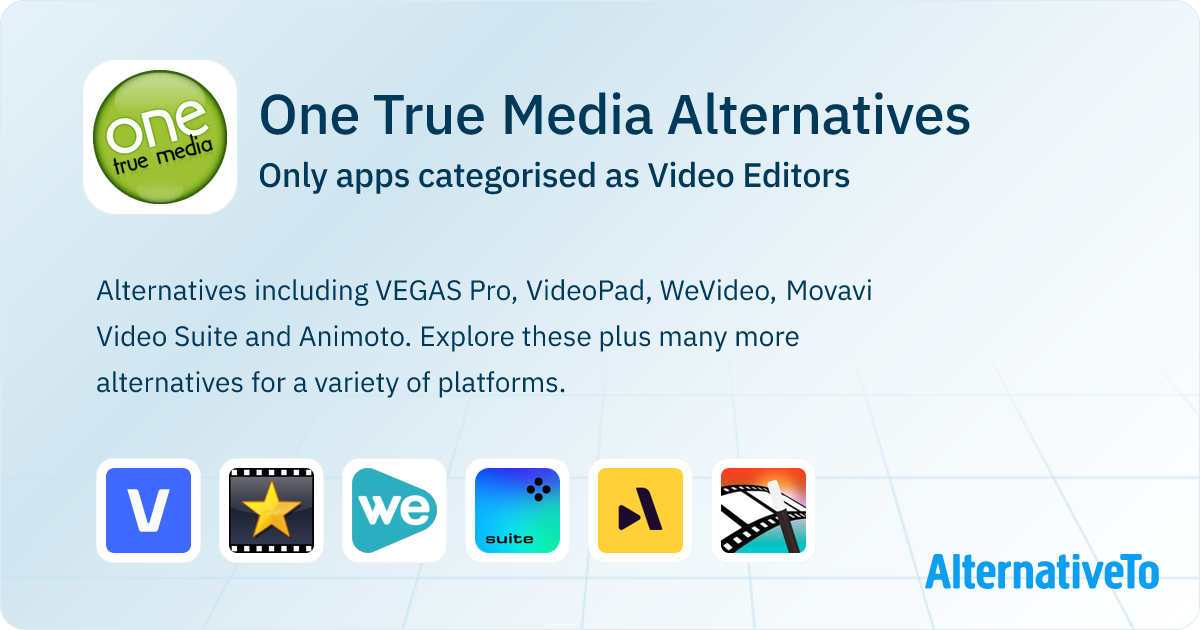 One True Media Alternatives: Top 15 Video Editors | AlternativeTo
