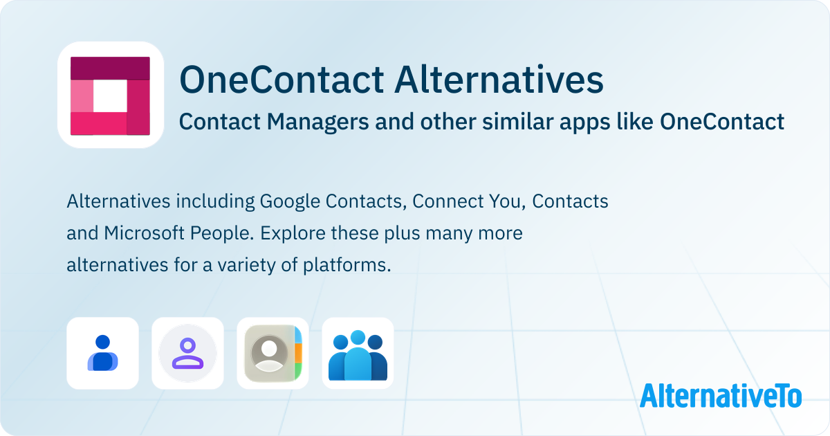 OneContact Alternatives: Top 4 Contact Managers & Similar Apps ...