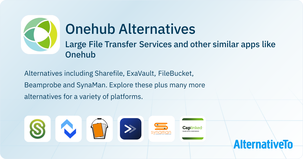 Onehub Alternatives: Top 7 Large File Transfer Services & Similar Apps ...