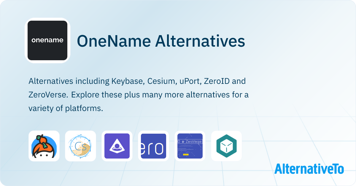 OneName Alternatives - Explore Similar Sites & Apps | AlternativeTo