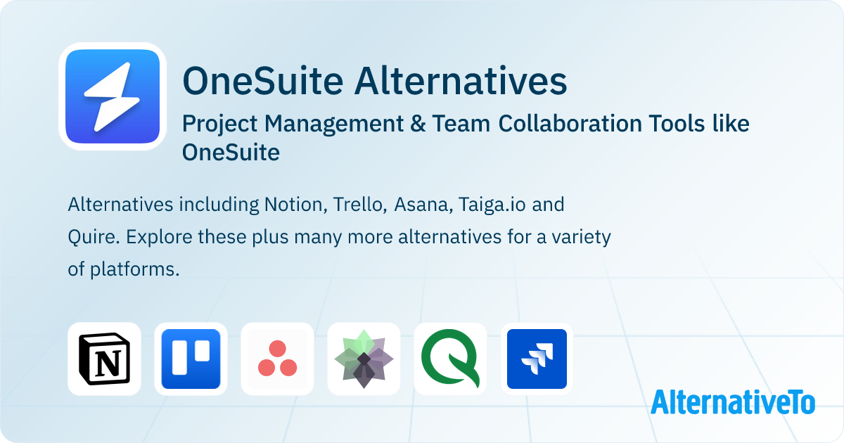 OneSuite Alternatives: Top 12 Project Management Tools | AlternativeTo