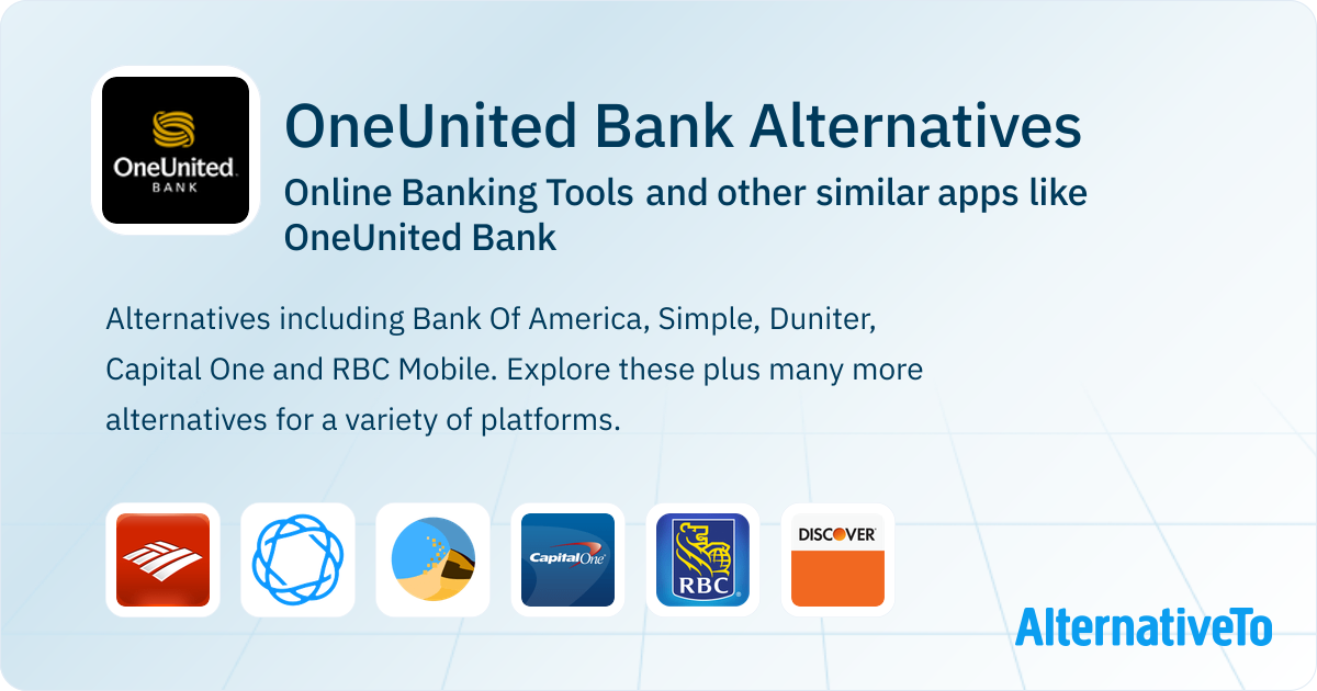 OneUnited Bank Alternatives: Top 13 Online Banking Tools & Similar Apps ...