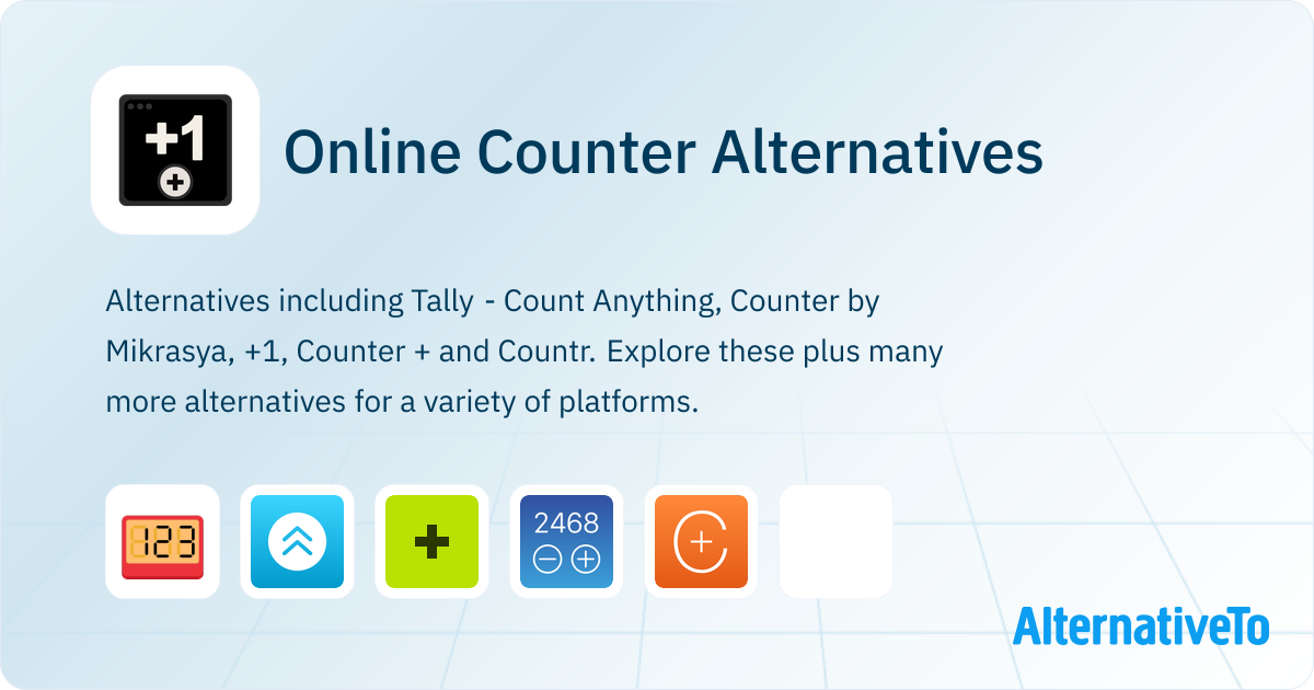 Online Counter Alternatives - Explore Similar Sites & Apps | AlternativeTo