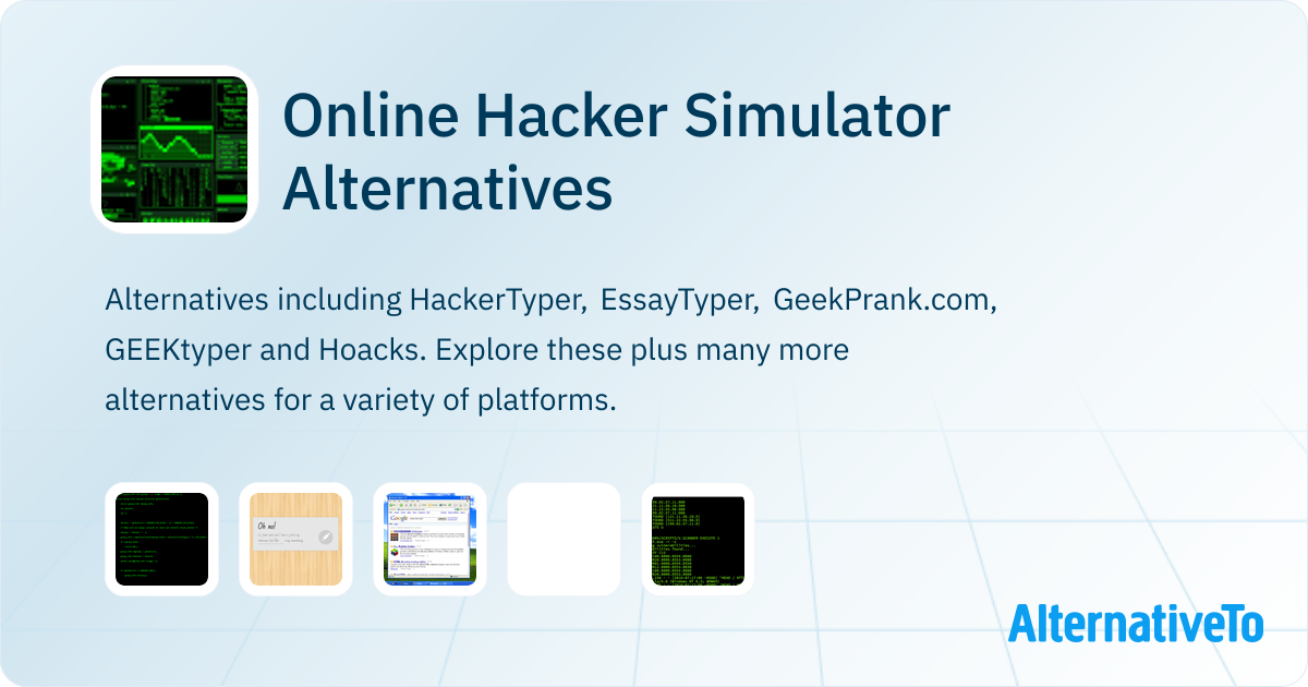 Online Hacker Simulator Alternatives - Explore Similar Sites & Apps ...