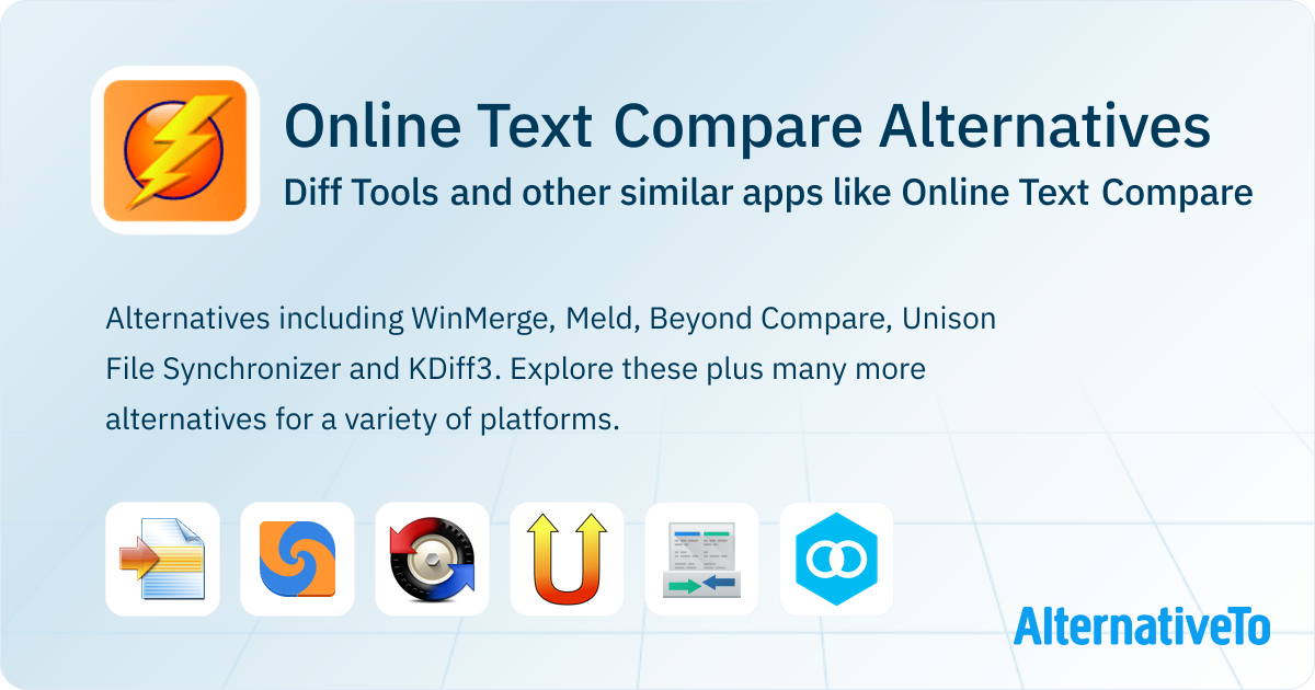 Online Text Compare Alternatives: Top 12 Diff Tools & Similar Websites ...