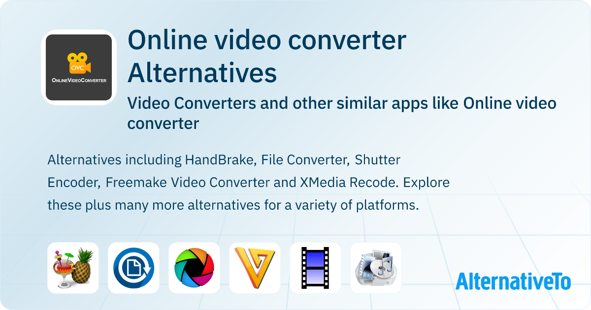 Online video converter Alternatives: Top 12 Video Converters & Similar ...