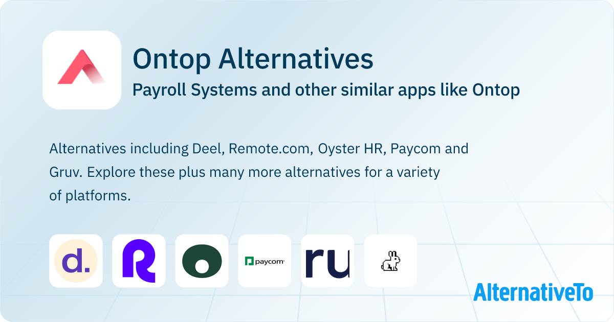 Ontop Alternatives: Top 9 Payroll Systems & Similar Apps | AlternativeTo