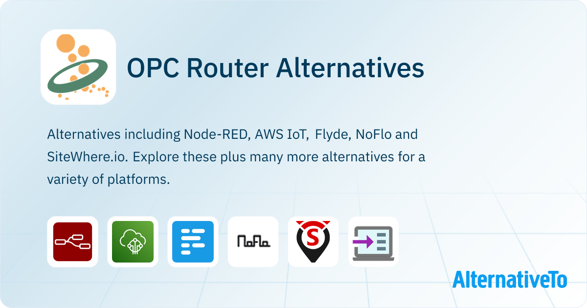 OPC Router Alternatives - Explore Similar Software | AlternativeTo