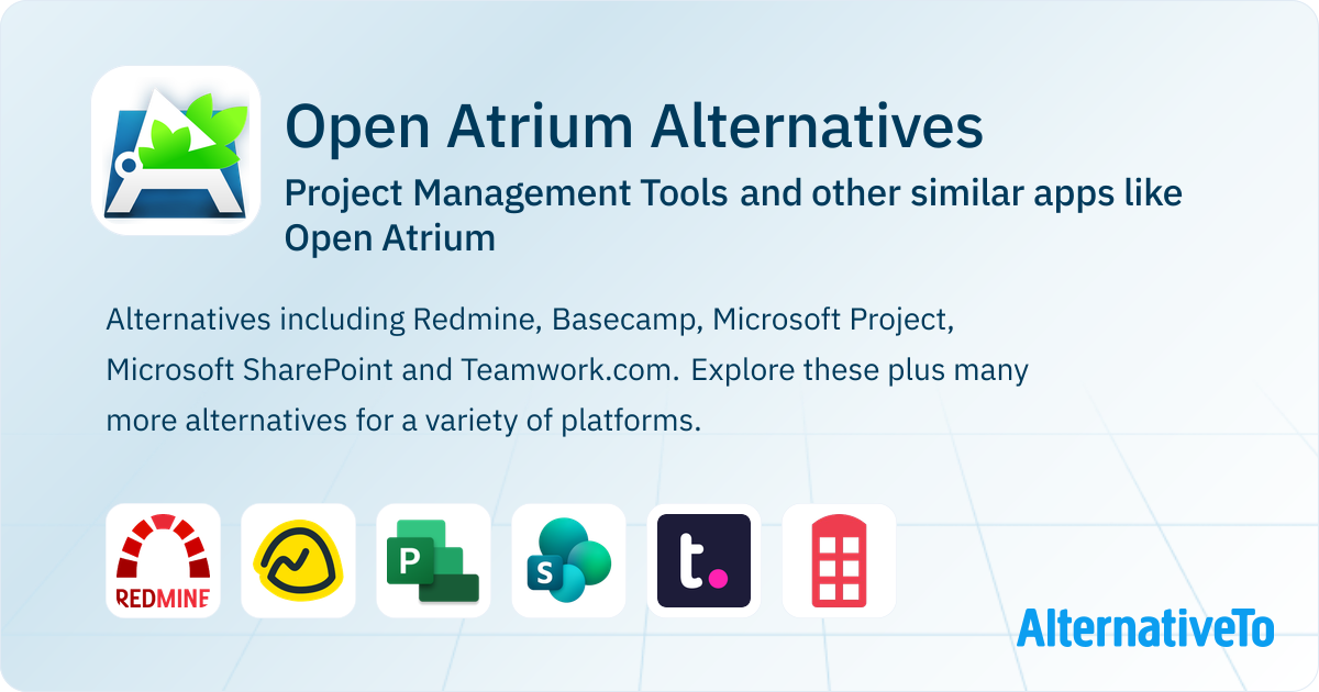Open Atrium Alternatives: Top 12 Project Management Tools & Similar ...