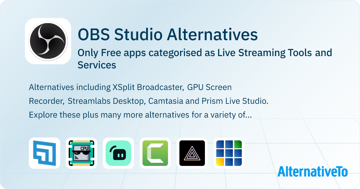 Free OBS Studio Alternatives: Top 12 Live Streaming Tools and Services ...