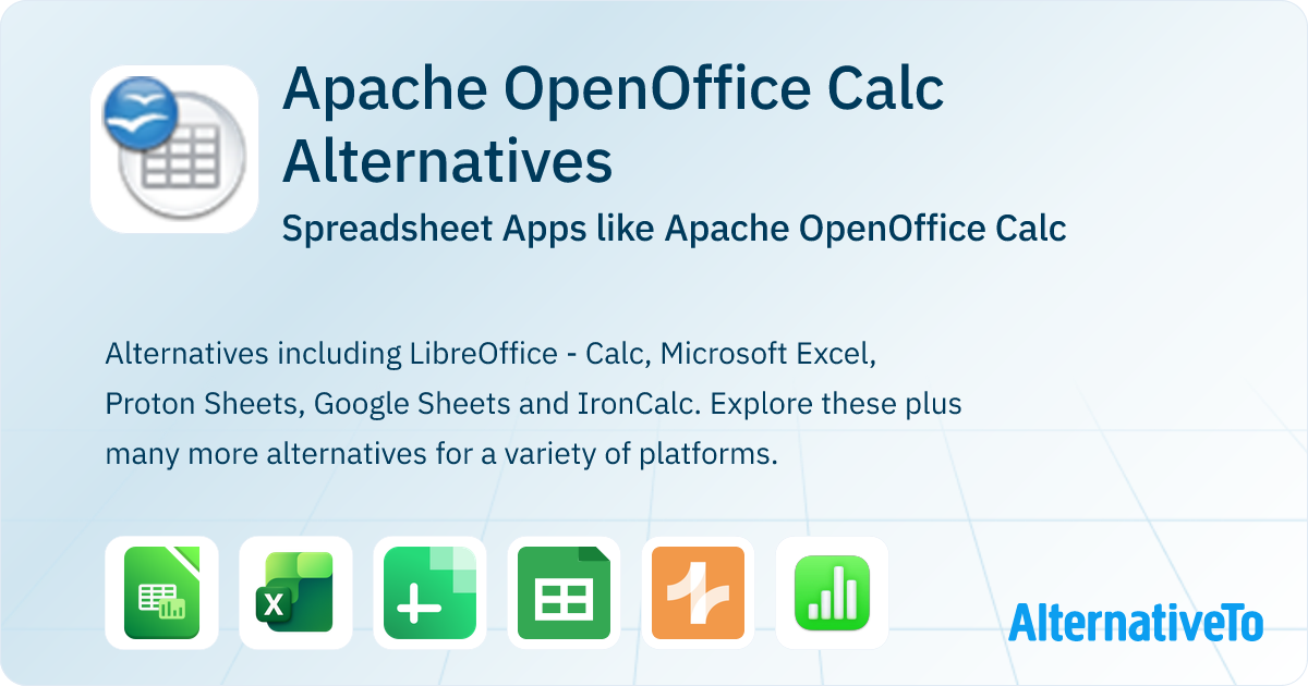 Apache OpenOffice Calc Alternatives: Top 12 Spreadsheet & Similar Apps ...