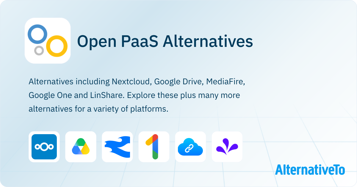 Open PaaS Alternatives - Explore Similar Apps & Services | AlternativeTo
