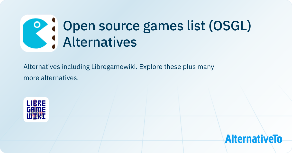 Open source games list (OSGL) Alternatives - Explore Similar Sites ...